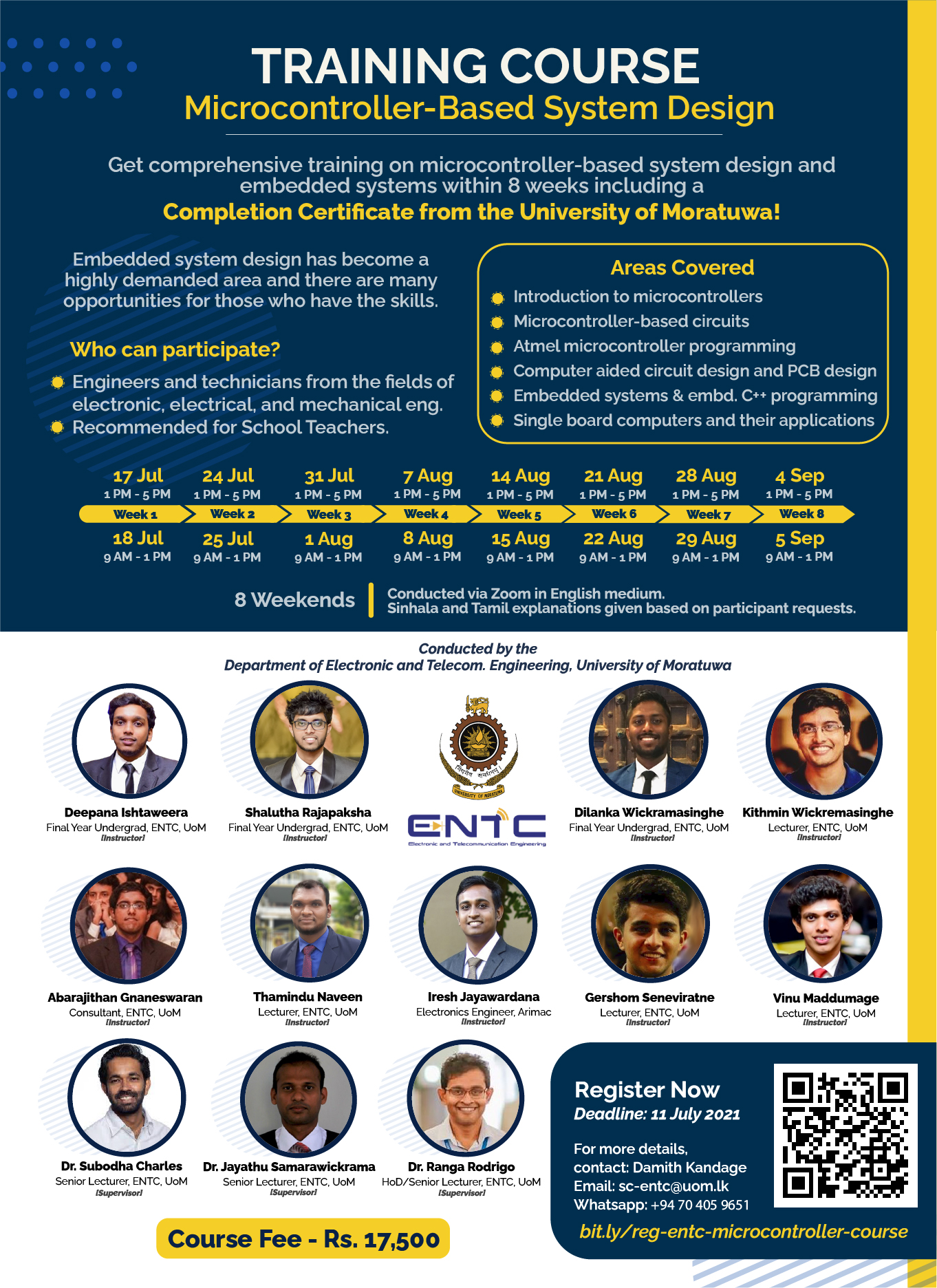 Courses – Department of Electronic and Telecommunication Engineering
